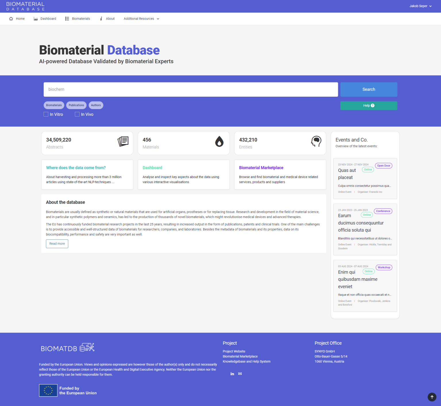 Last chance to contribute to the BIOMATDB Database and Marketplace ...